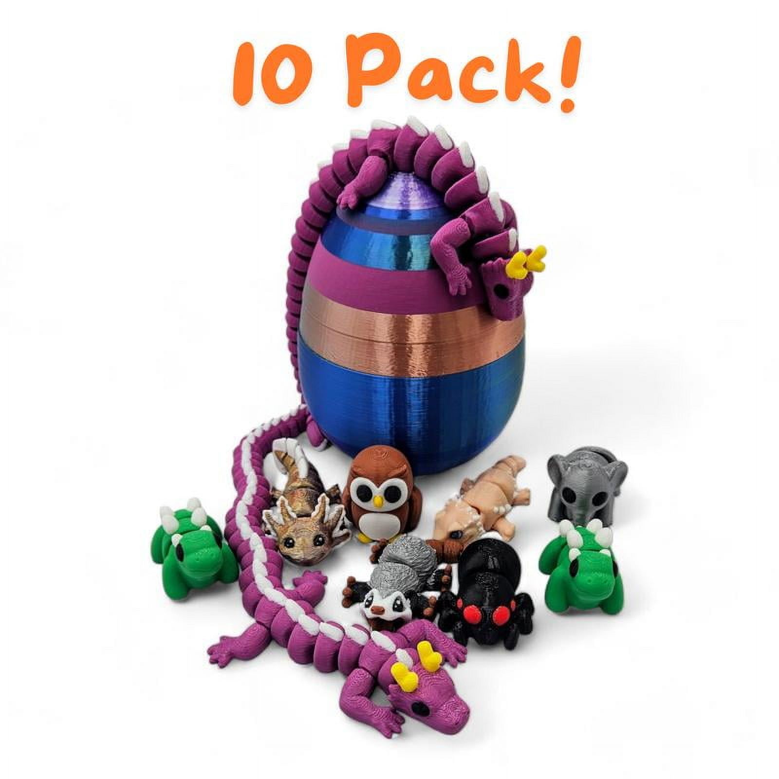 MINI Animals - Articulating 3D Printed Collectible Figurines Home Decor ...