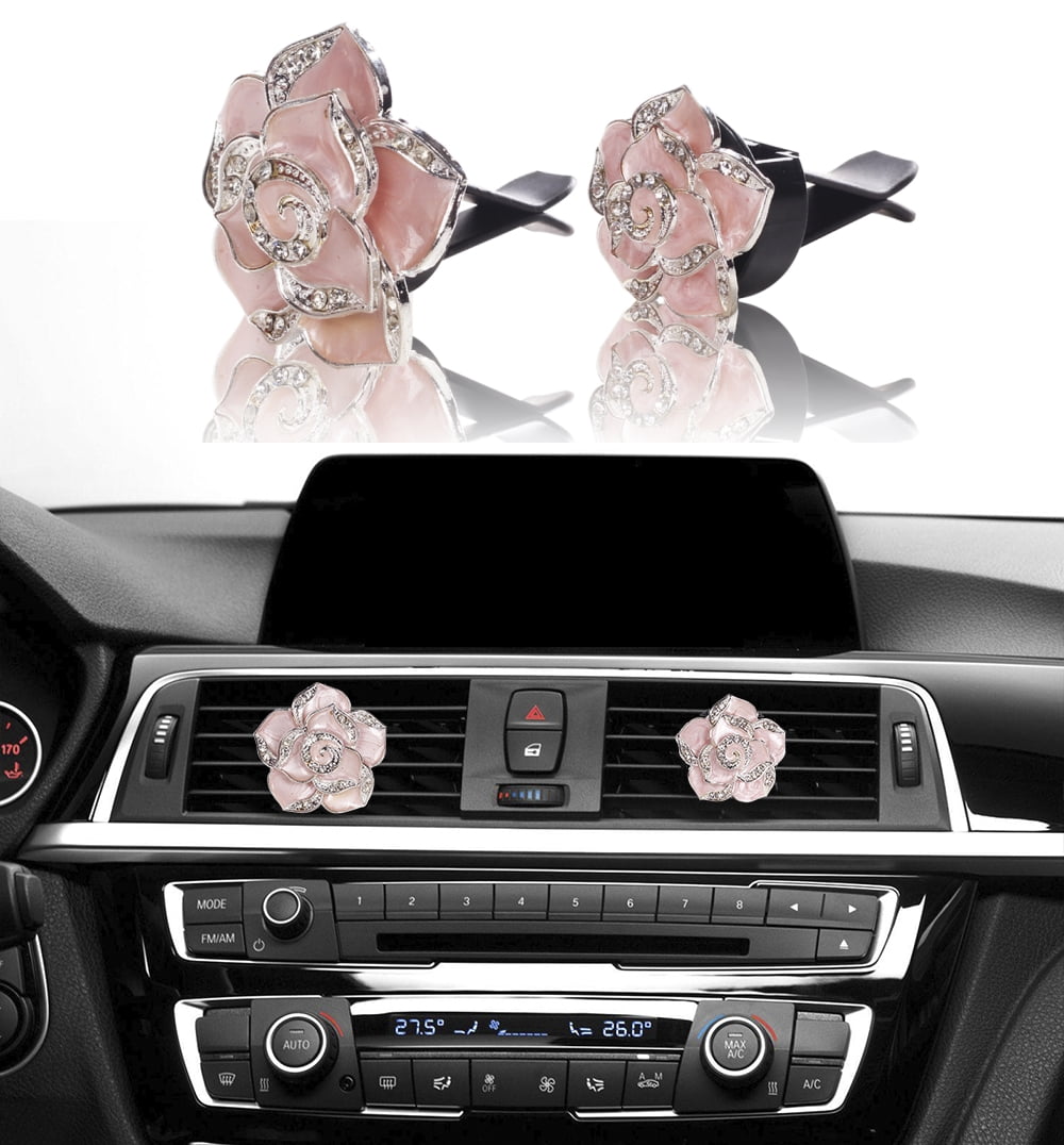 MINI-FACTORY Car Bling Decoration, Bling Car Interior Accessories Air ...