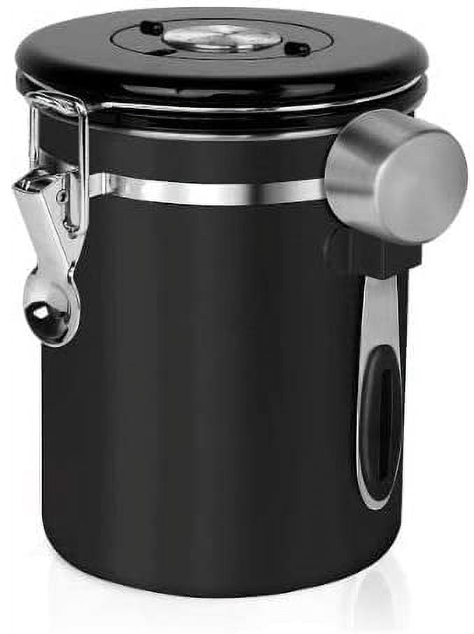 MINI-FACTORY Coffee Canister, Airtight Container Stainless Kitchen Food ...