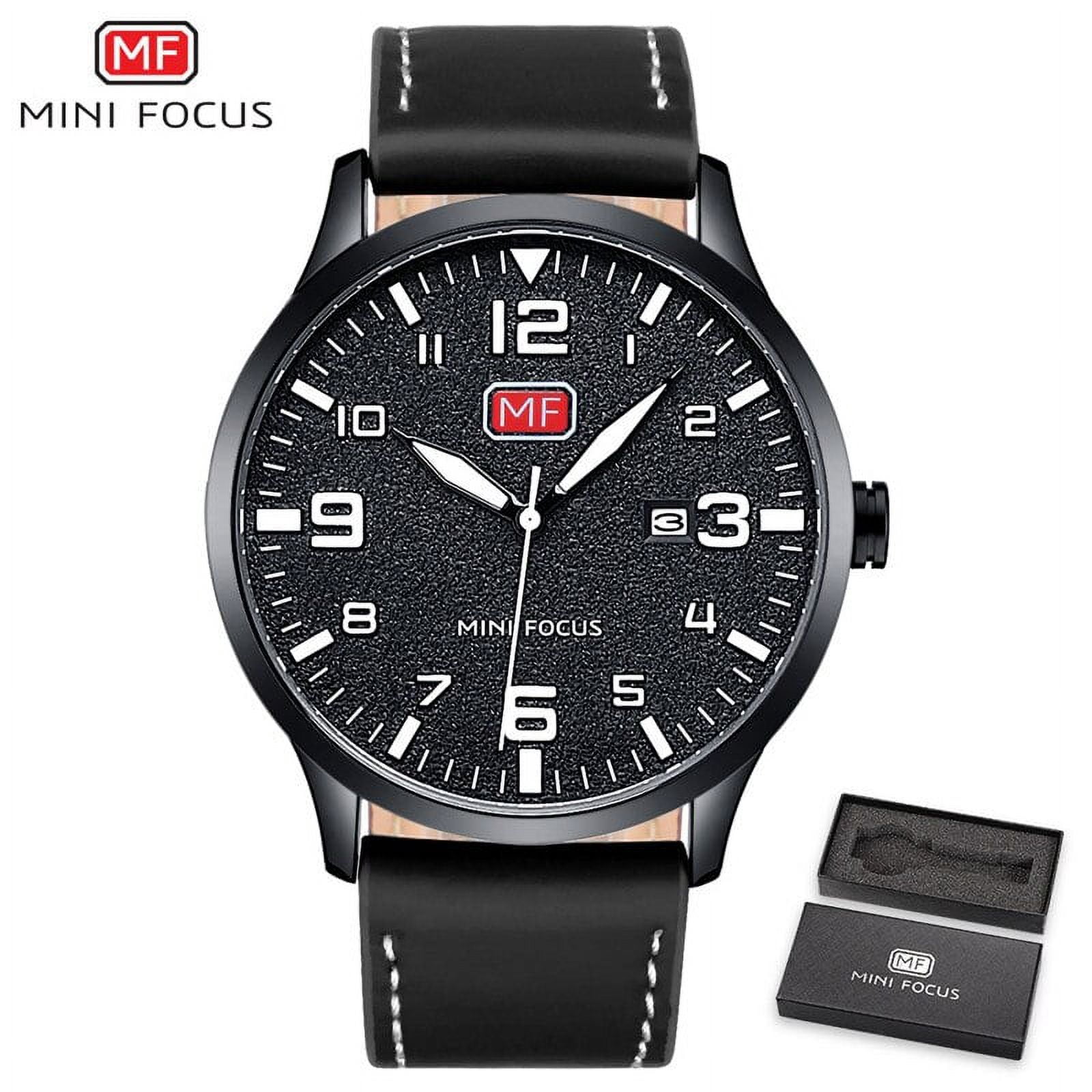 MINI FOCUS Fashion Men's Wristwatch Quartz Wrist Watch Men Waterproof ...