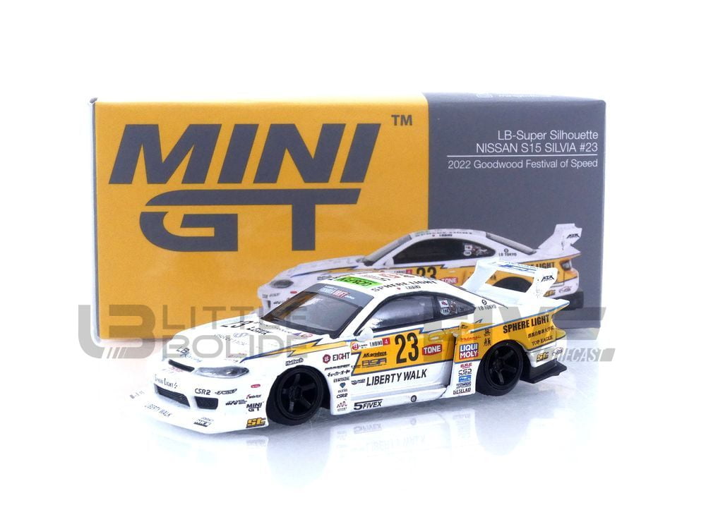 MINI GT 1/64 - NISSAN S15 Silvia LB-Super Silhouette 2022 - Walmart.com