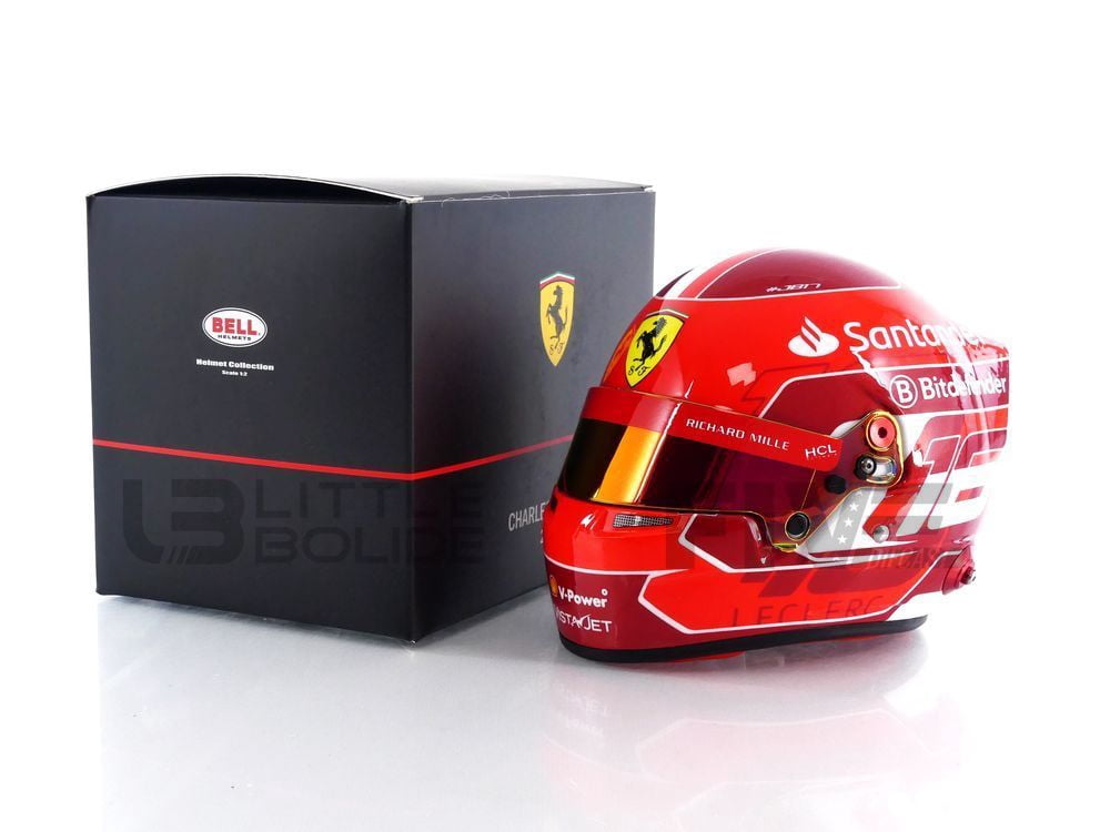 MINI HELMET 1/2 - CASQUE Charles Leclerc - Ferrari F1 2024 - Walmart.com