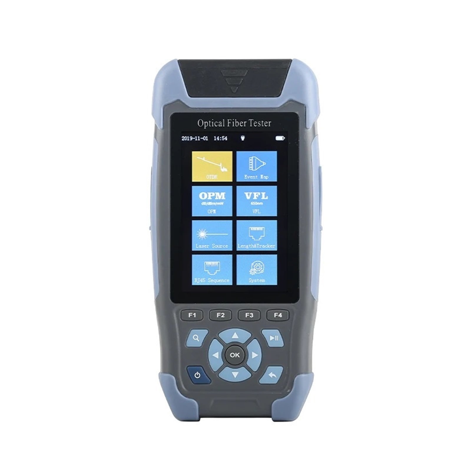 MINI OTDR Fiber Optic Reflectometer With 9 Functions VFL OLS OPM Event ...