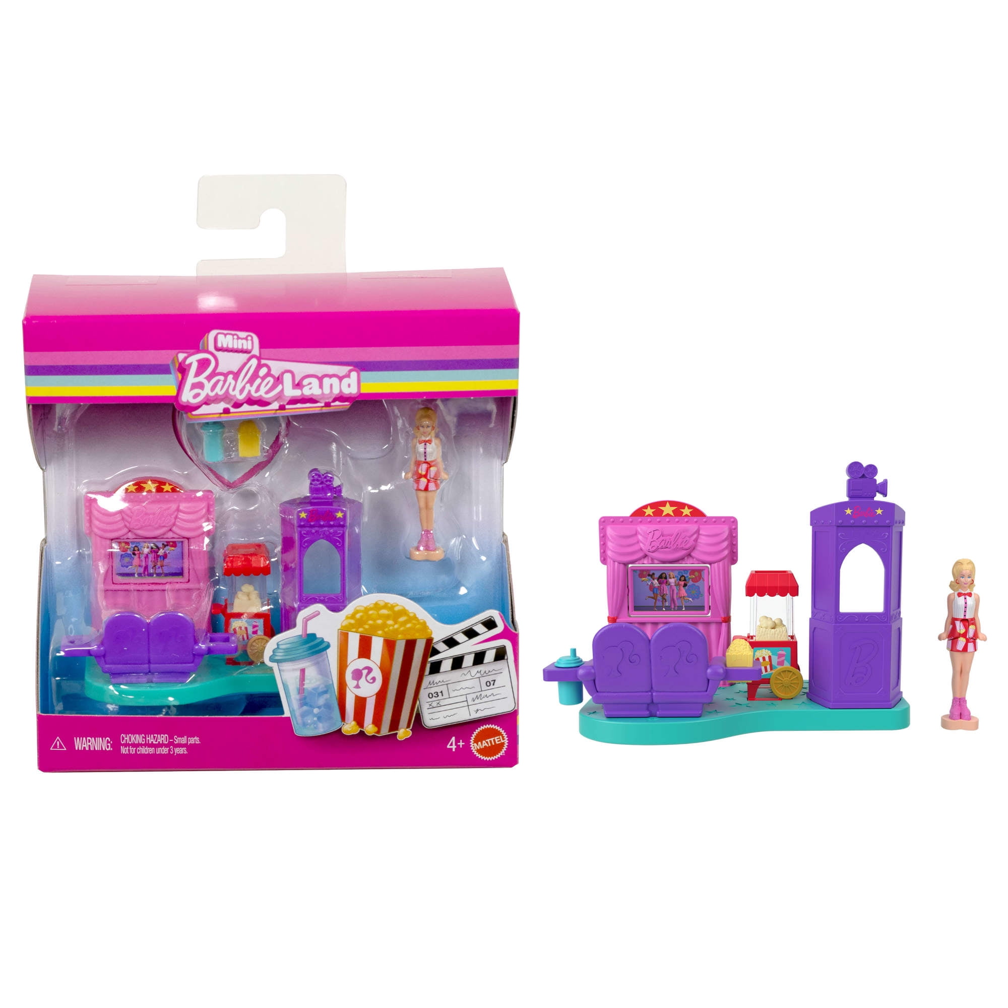 Barbie Mini BarbieLand Collectible Playsets with 1.5-Inch Doll and ...
