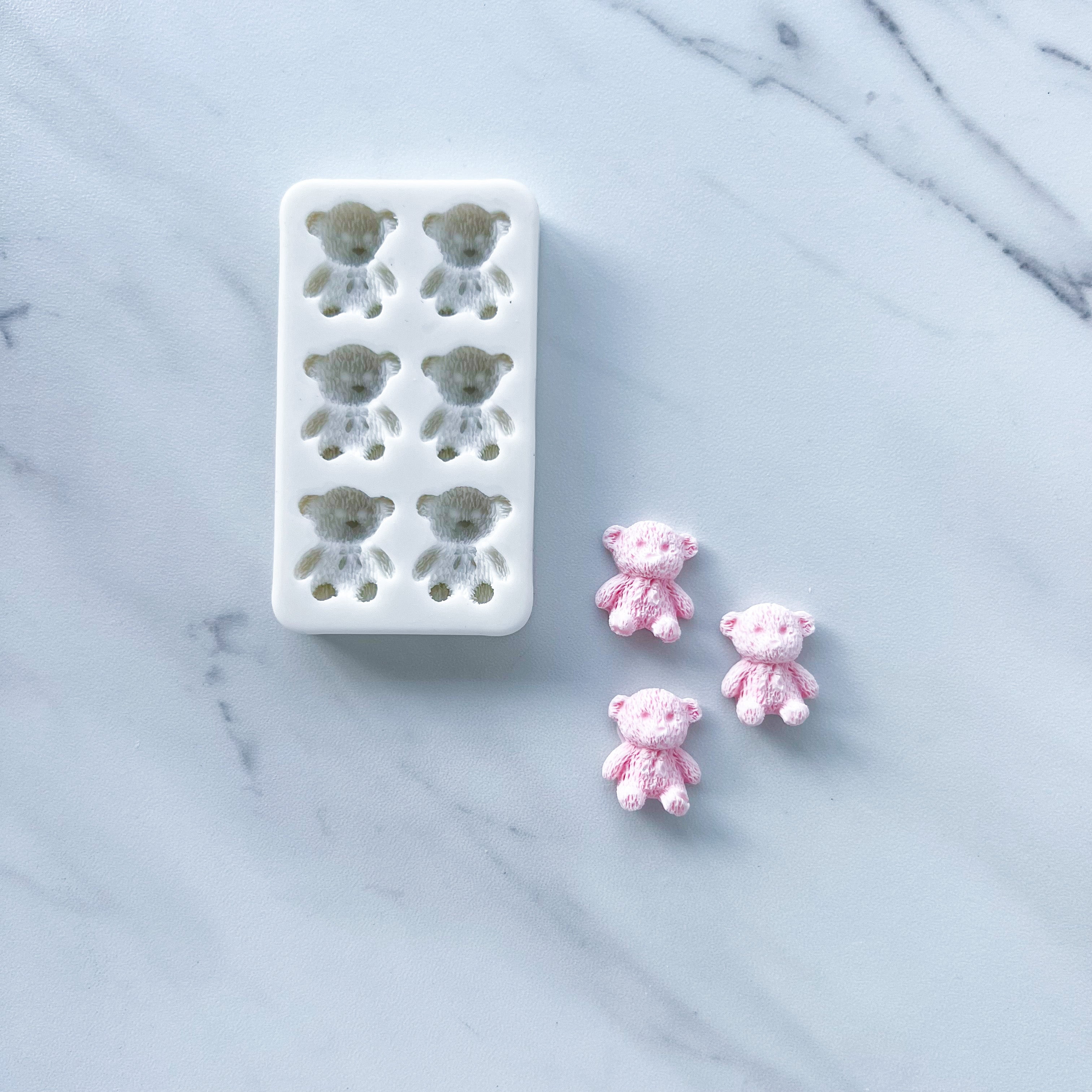 MINI PLUSH TEDDY BEARS BAKING MOLD FOR CUPCAKES, CAKEPOPS, CHOCOLATE ...