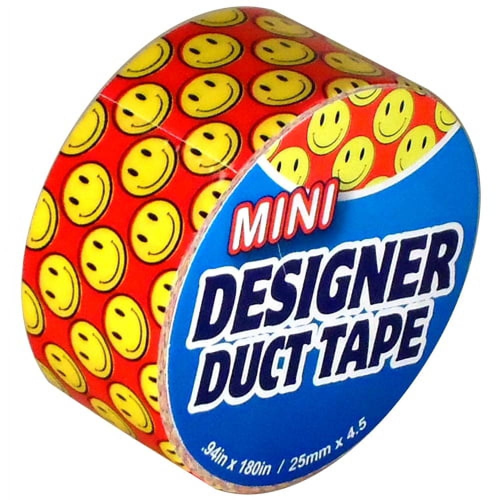 MINI Smiley Face JFL Duct Tape 0.94" x 15 ft Roll - Walmart.com