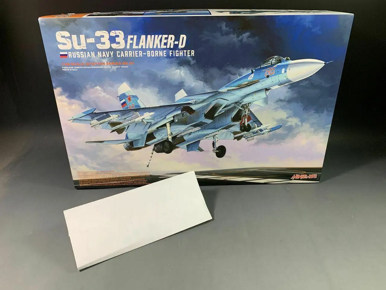 MINIBASE 8001 1/48 Russian Navy Carrier-Borne Fighter Su-33 Flanker- D ...