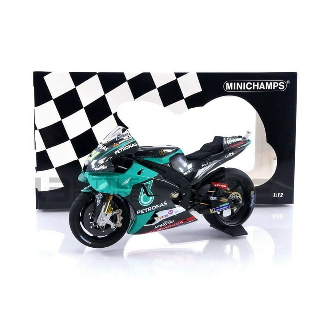 YAMAHA MINICHAMPS Motorcycle Toy - YZR-M1 Moto GP 2020 Motorbike, 1/12 ...