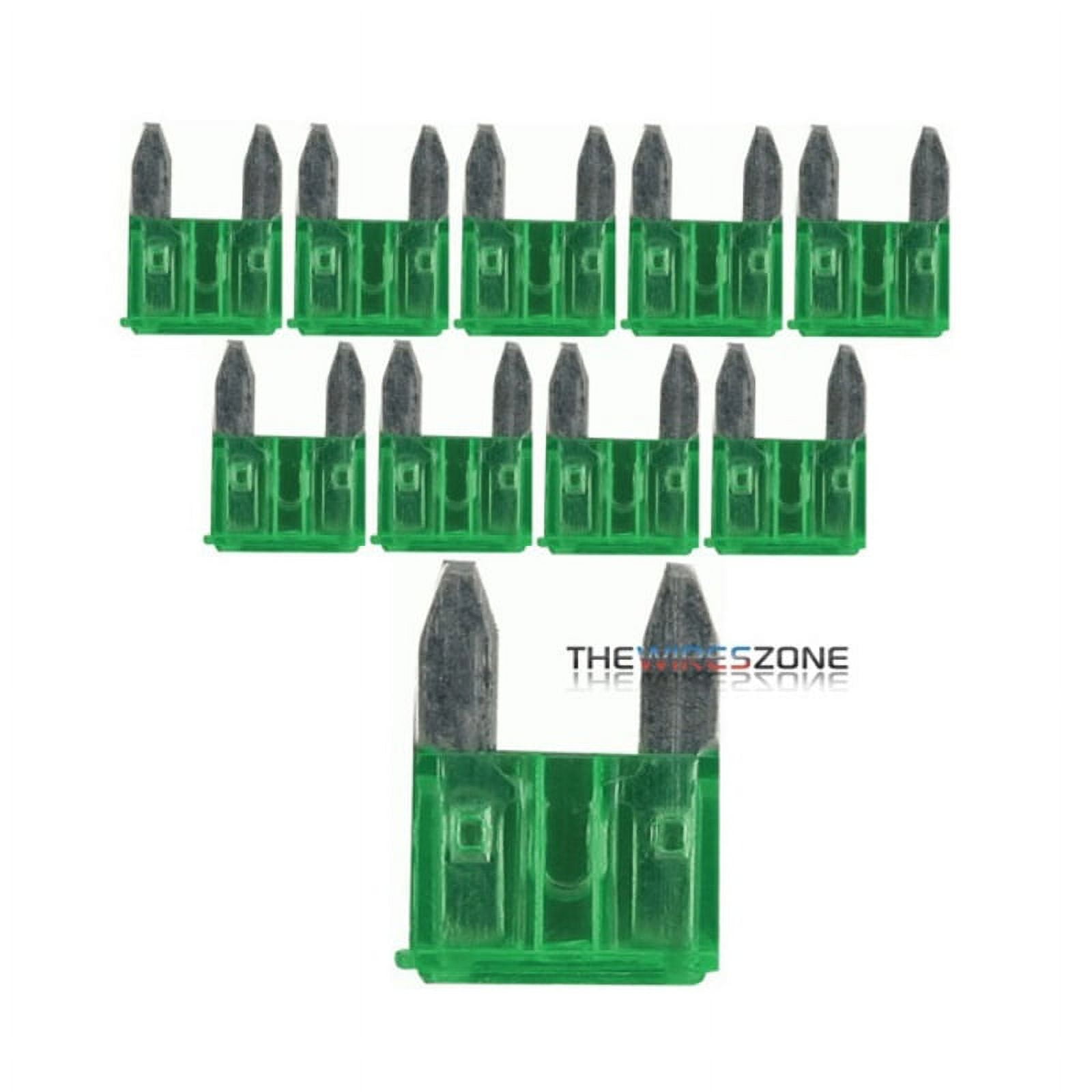 MINIF30 10 Pack Mini Fuses ATM 30 Amp Automotive 30A - Walmart.com