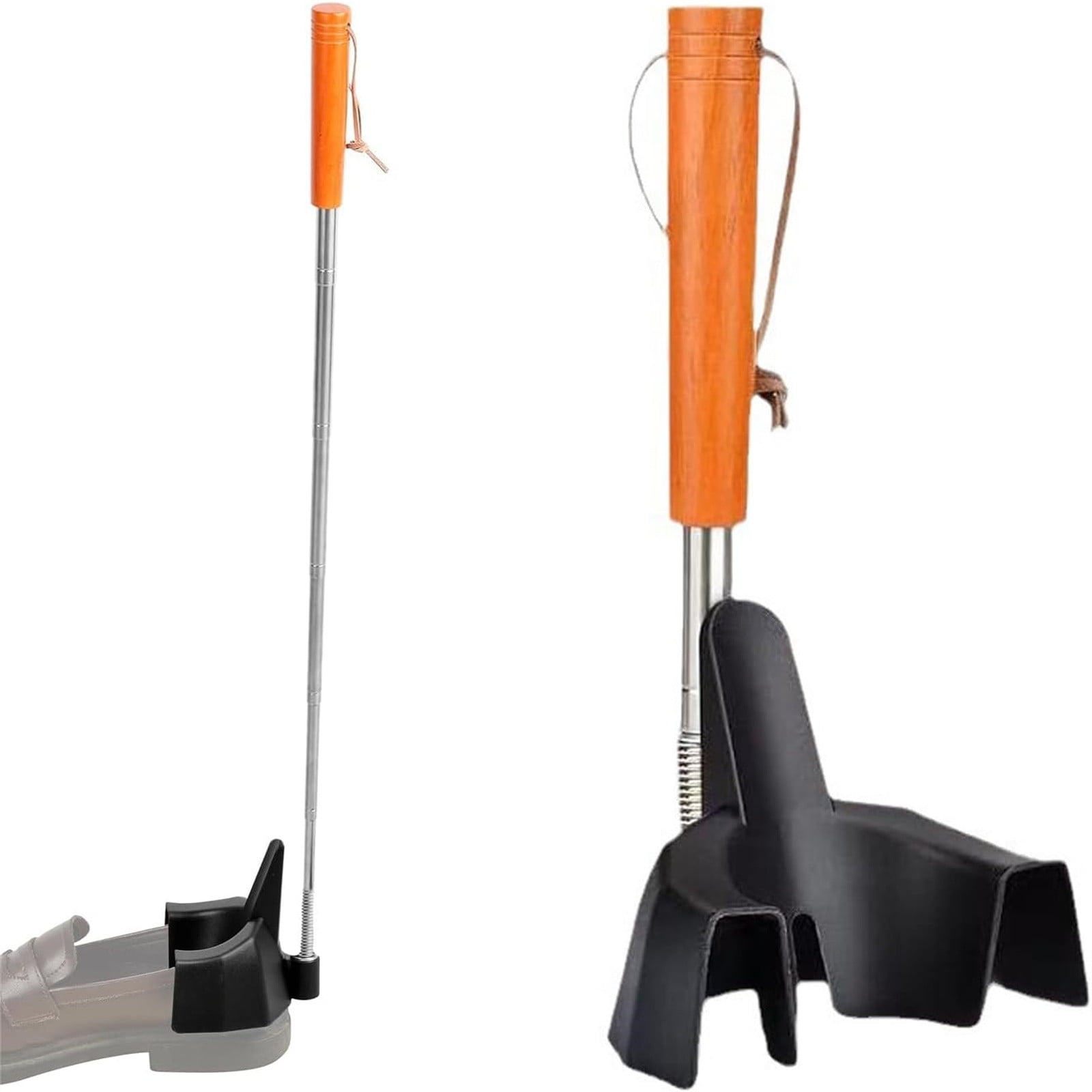 MINIKOKO Shoe Horn Long Handle For Seniors, Extended Foot Shoe Funnel ...