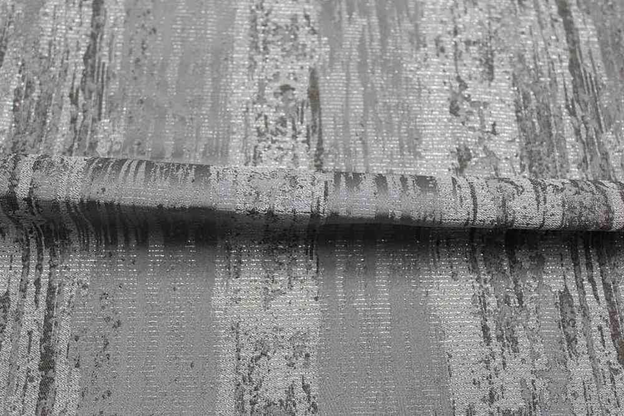 MINIRAL Jacquard Metallic Fabric, 54 Inch. in Width, Gray / Cut by the ...