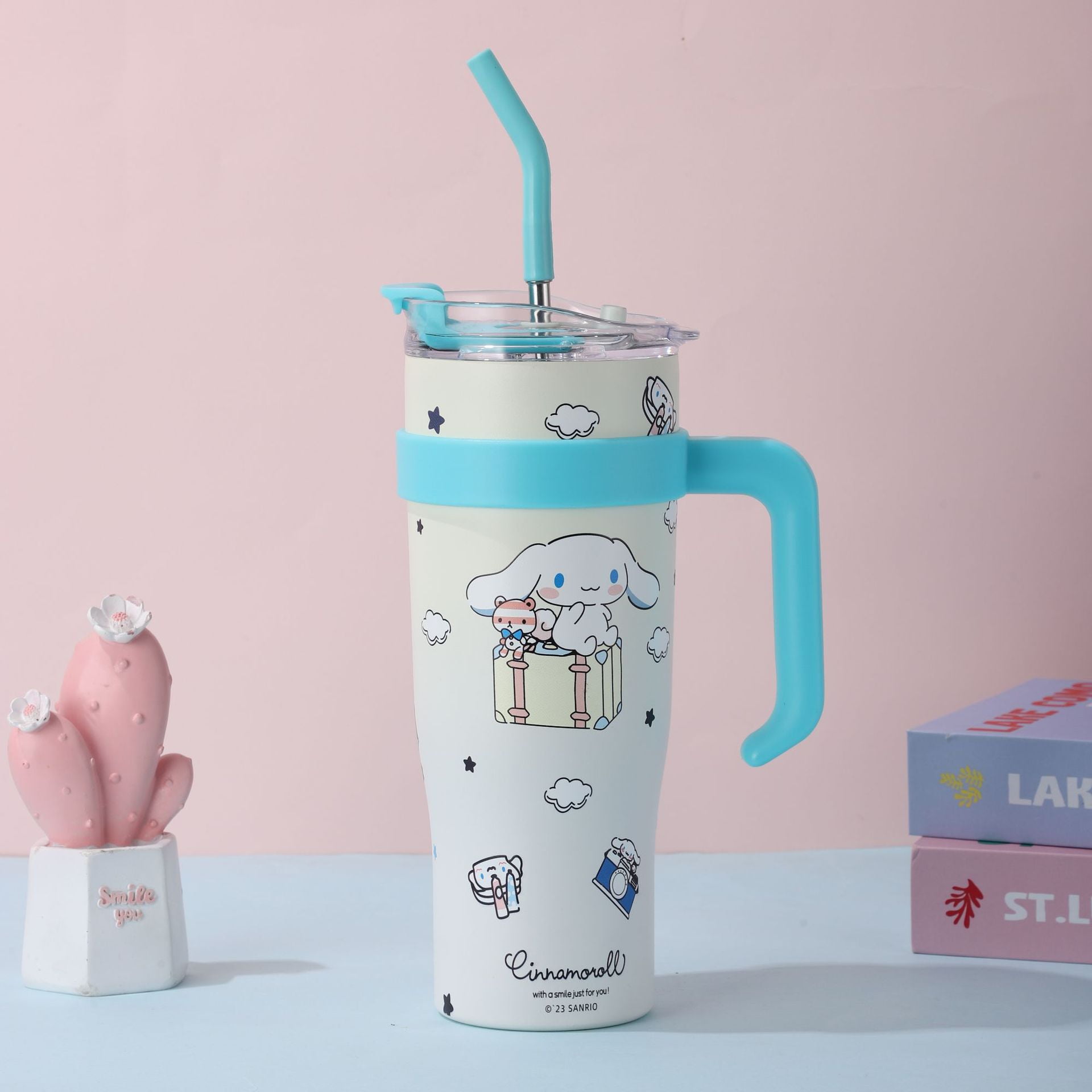 MINISO 1.2L Sanrio Thermos Bottle Cold Ice Cute Hello Kitty Kuromi ...
