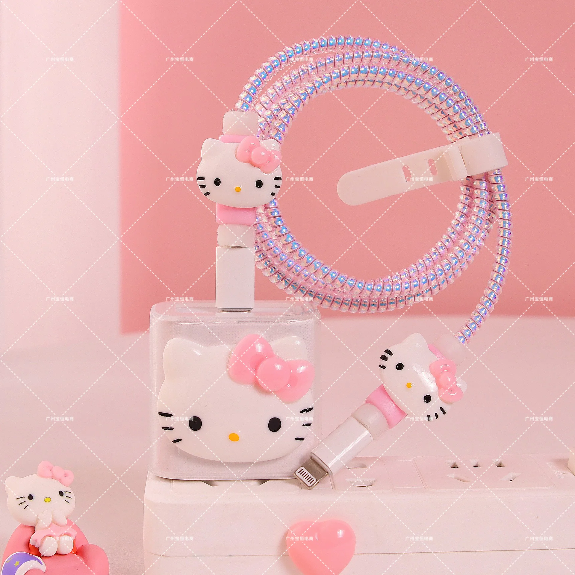 MINISO 20W Protector For Iphone Fast Charger Sanrio Hello Kitty Data ...