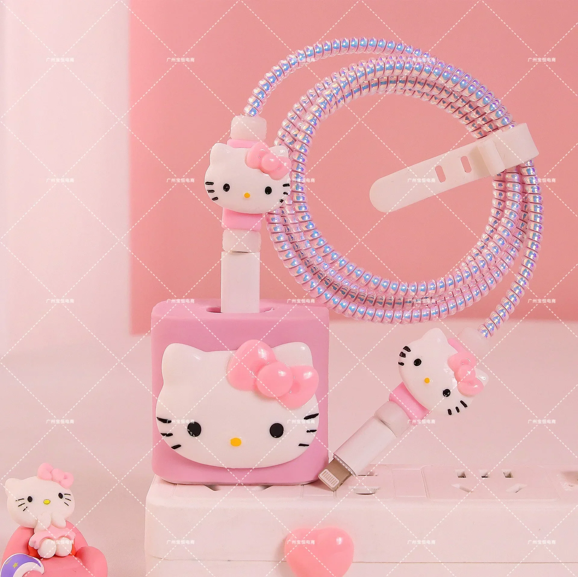 MINISO 20W Protector For Iphone Fast Charger Sanrio Hello Kitty Data ...