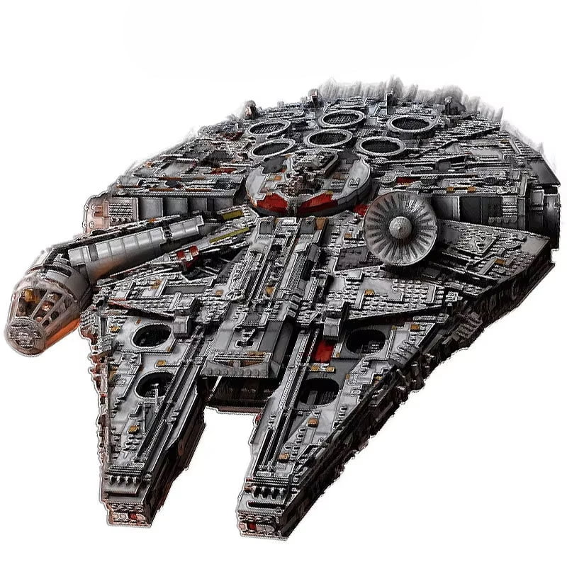 MINISO 75192 With Stand Millennium Ship Falcon Kits desktop decoration Compatible With 05132 ...