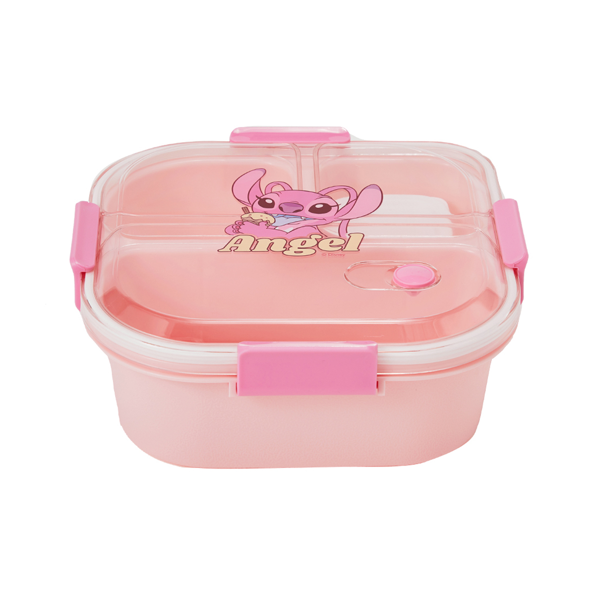 MINISO Cartoon Lilo And Stitch Plastic Lunch Box Student Portable Bento ...
