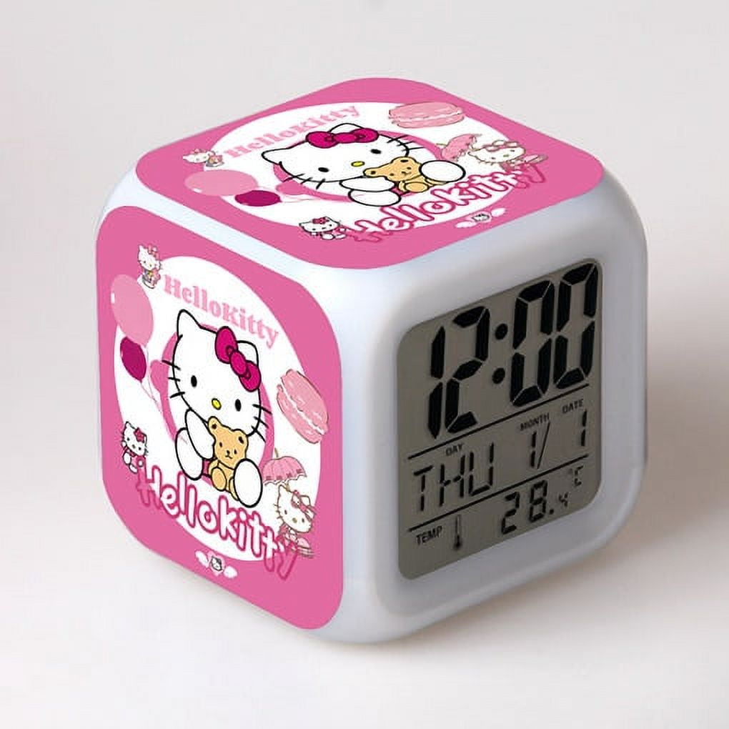 MINISO Cartoon Sanrio Colorful Alarm Clock Cinnamoroll Hello Kitty ...