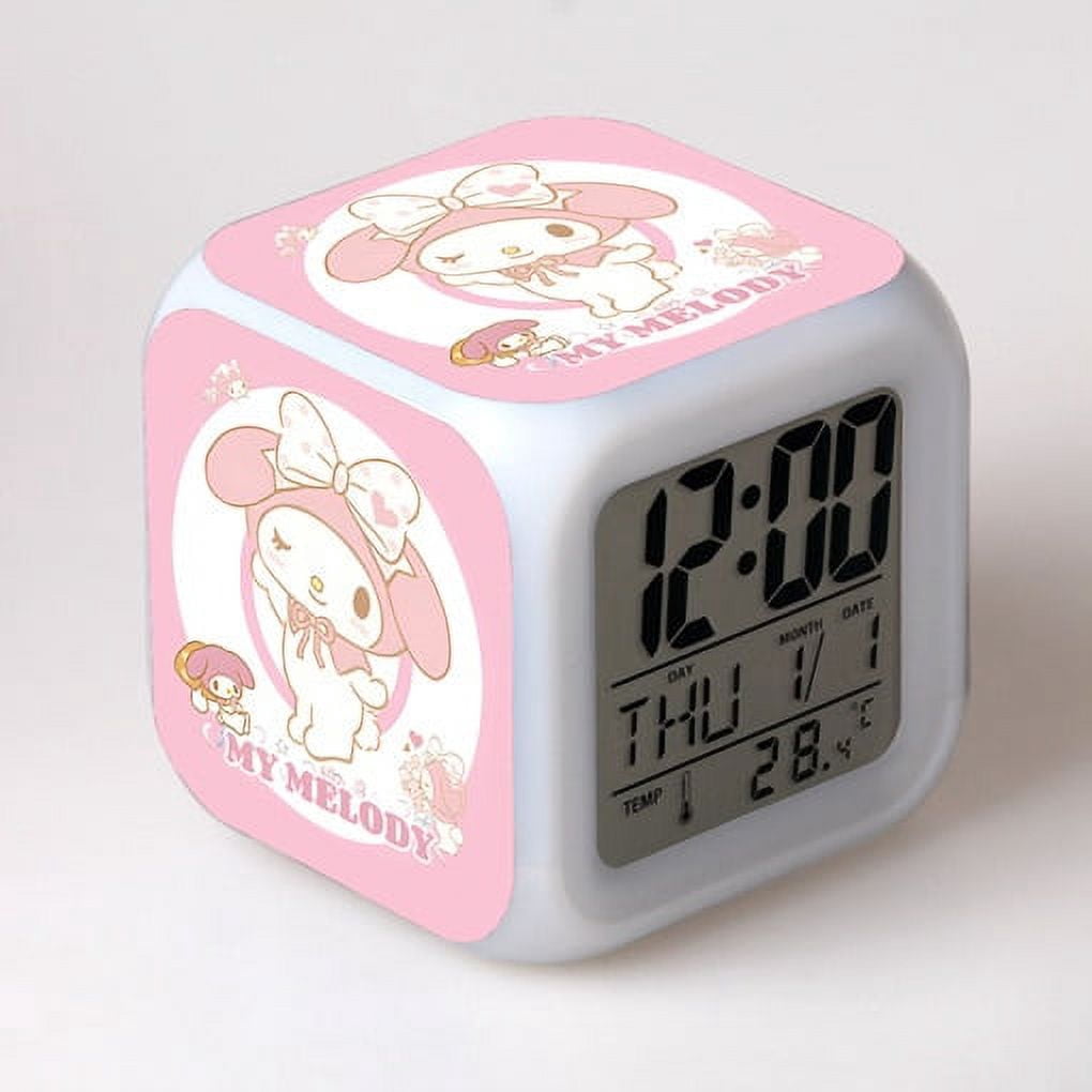 MINISO Cartoon Sanrio Colorful Alarm Clock Cinnamoroll Hello Kitty ...