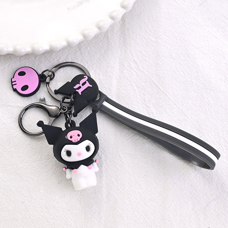 MINISO Cute Keychain cartoon character Keychain My Melody Chrome Kerop ...