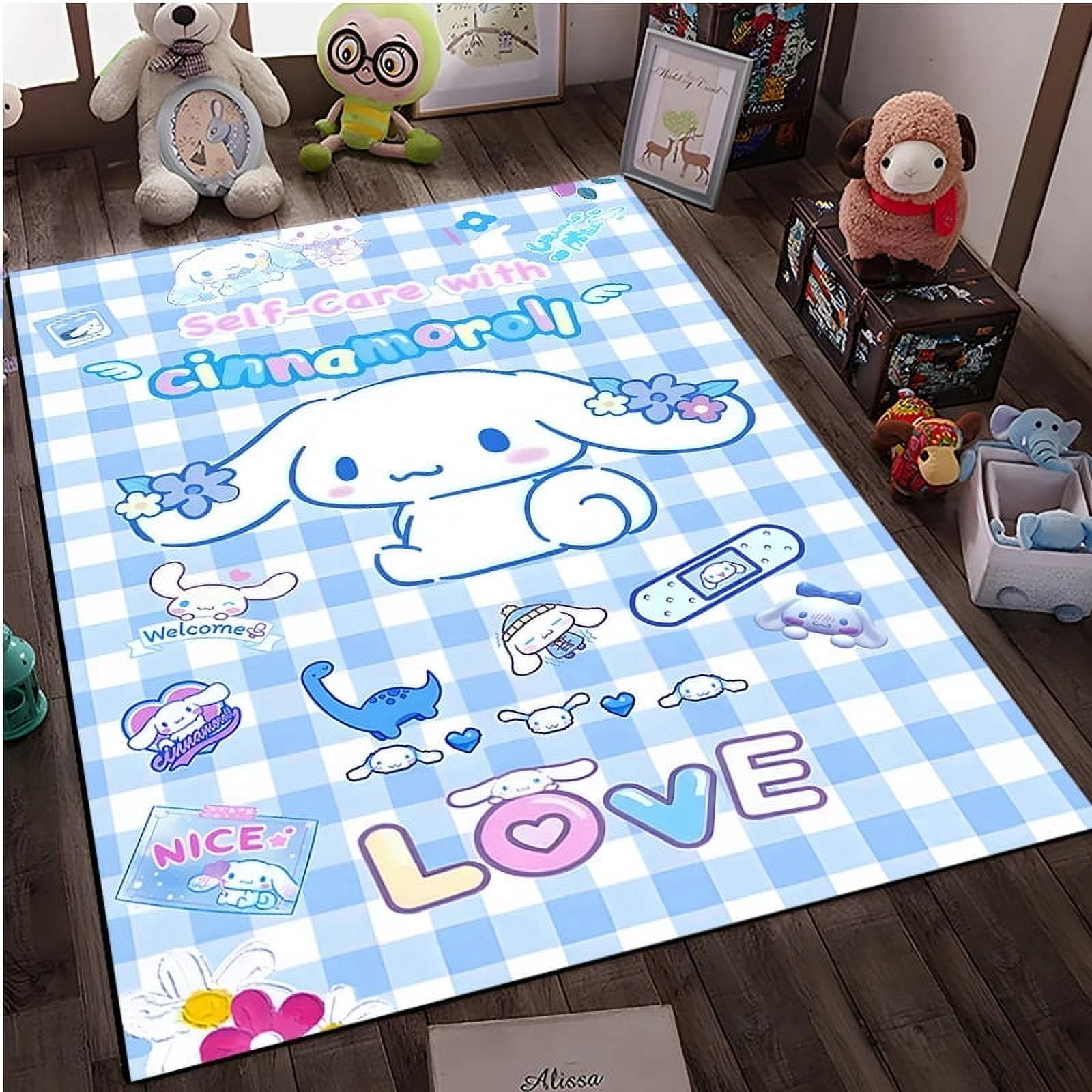 MINISO DISNEY Sanrio Cinnamoroll Dog Area Rug Carpet for Home Living ...
