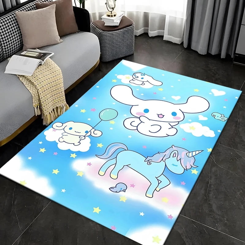 MINISO DISNEY Sanrio Cinnamoroll Dog Area Rug Carpet for Home Living ...