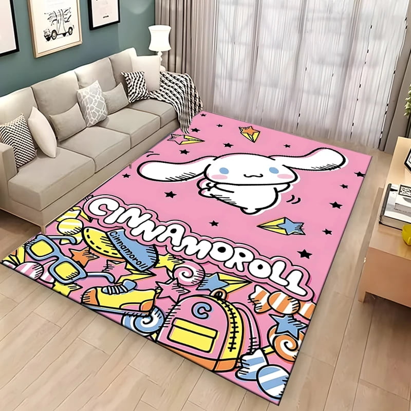 MINISO DISNEY Sanrio Cinnamoroll Dog Area Rug Carpet for Home Living ...