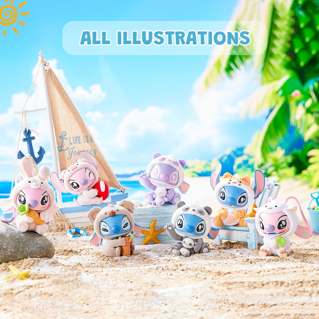 MINISO Disney Lilo & Stitch Animal Party Surprise Box Figure - Unbox ...