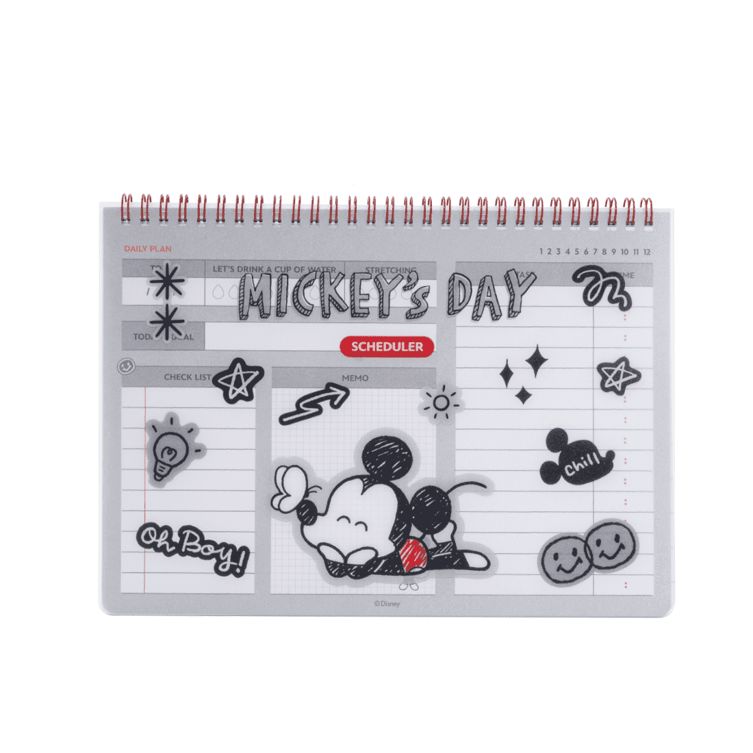 MINISO Disney Marvellous Mickey Collection Study Planner (80 Sheets ...