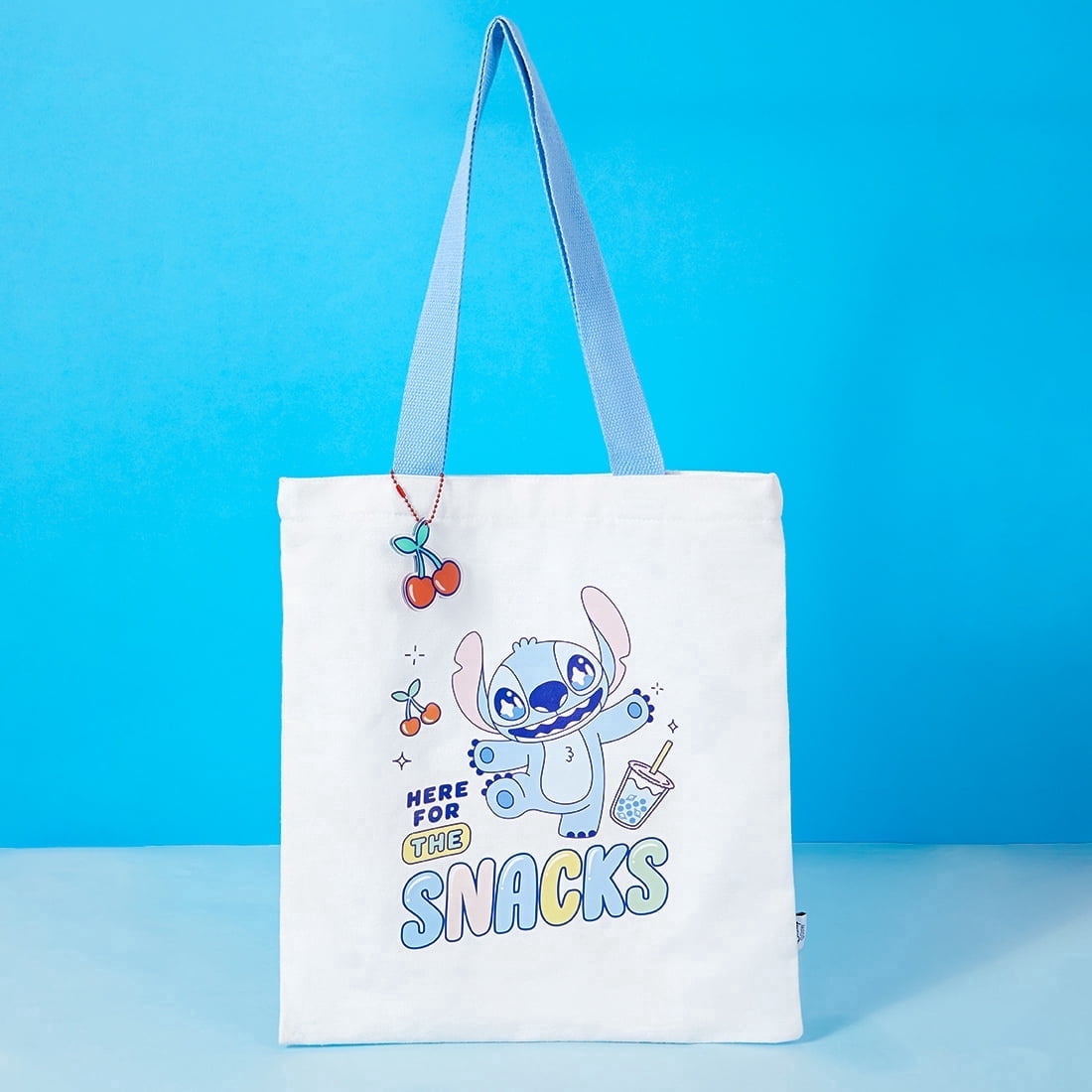 MINISO Disney Lilo & Stitch Canvas Tote Bag, Cute Stitch Print Shoulder ...