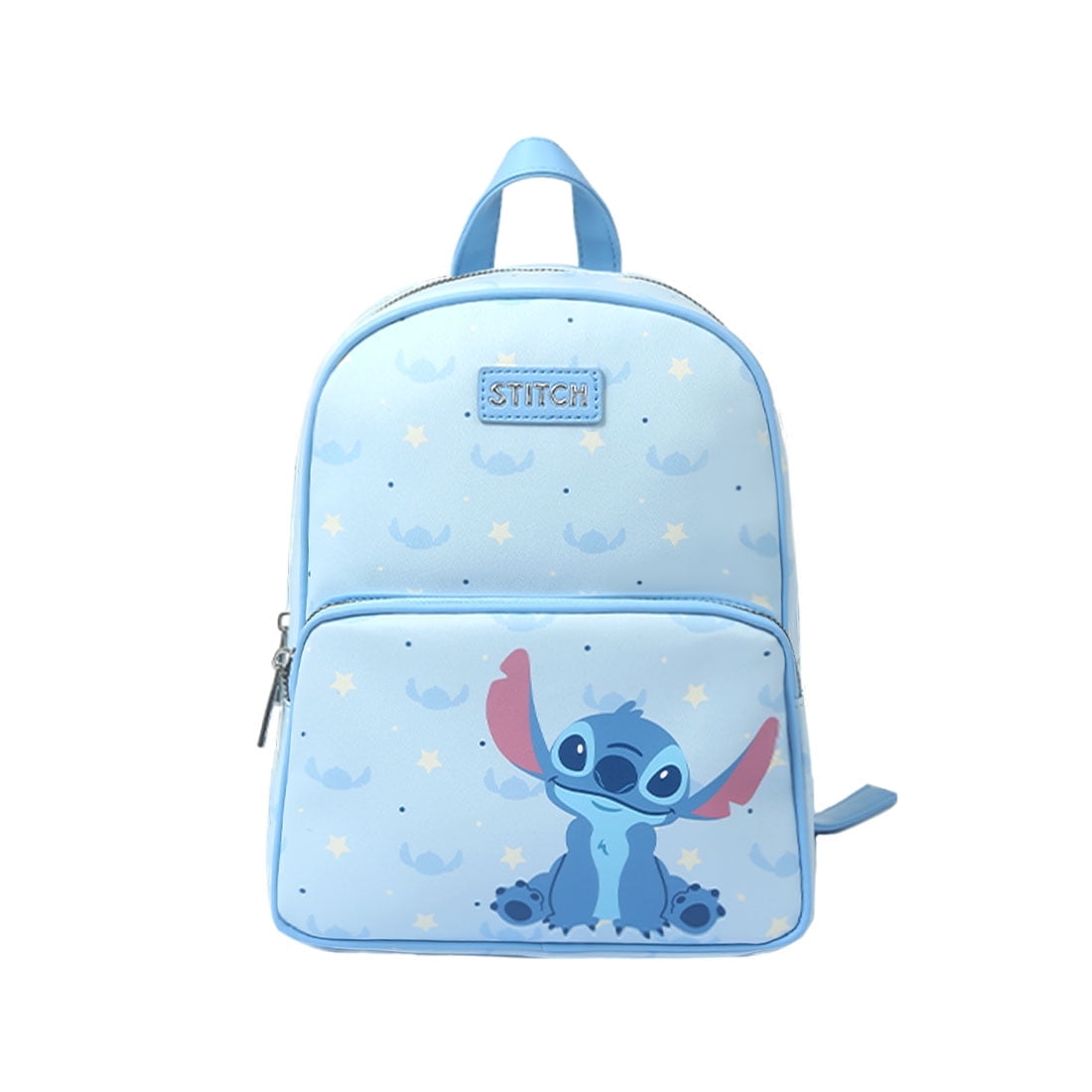 MINISO Disney Stitch Mini Backpack - Light Blue with Adorable Stitch ...