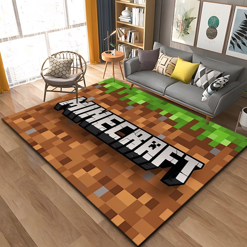 MINISO Game Minecraft Living Room Carpet Cartoon Game Bedroom Bedside ...