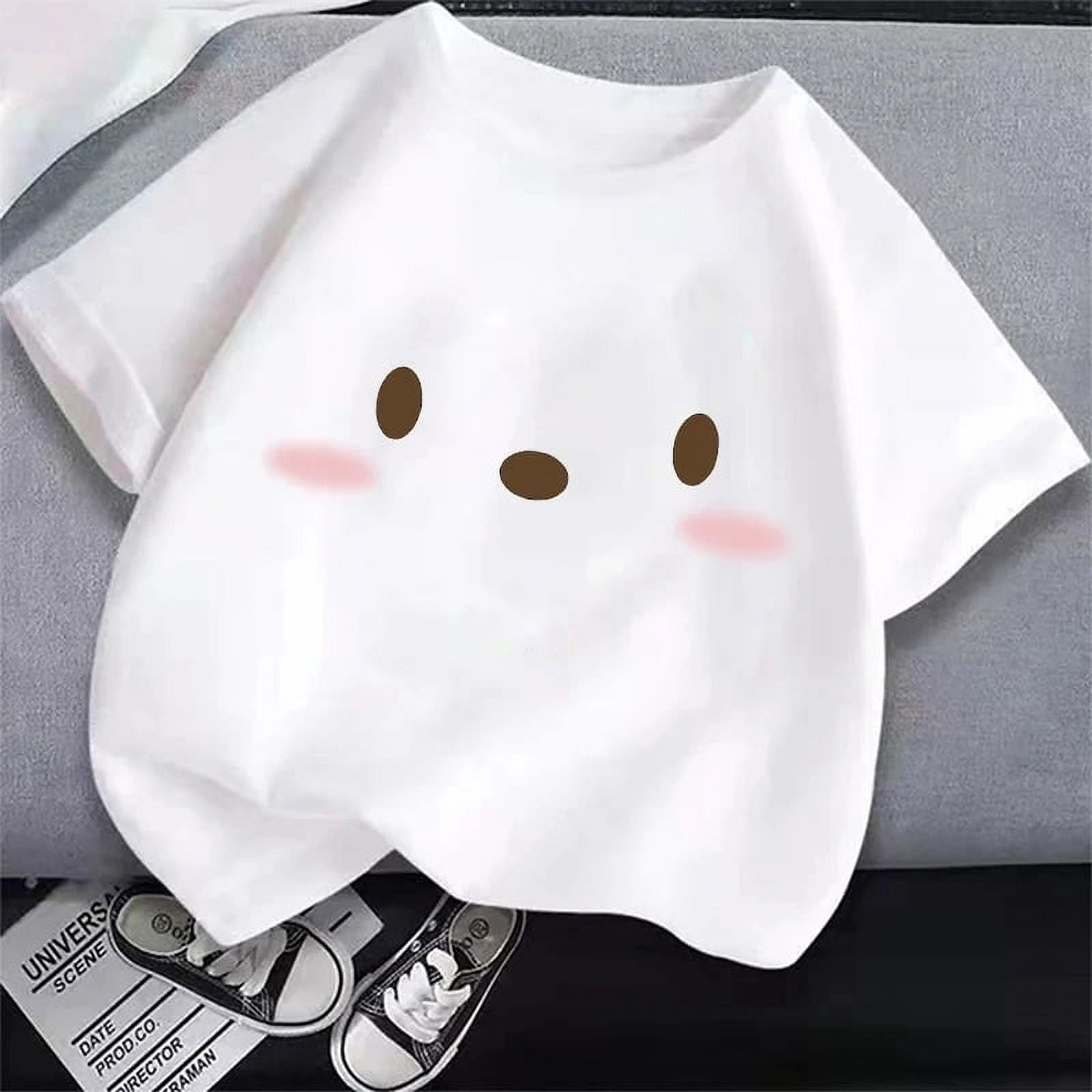 MINISO Hello Kitty Children Clothing Anime Sanrio Girls T-shirt Cartoon ...