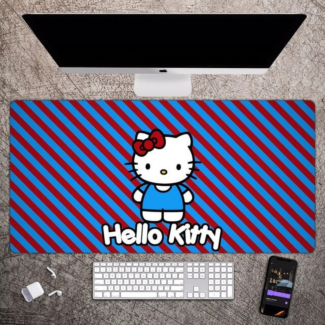 MINISO Hello Kitty Mousepad Large Gaming Compute Gamer PC Keyboard ...