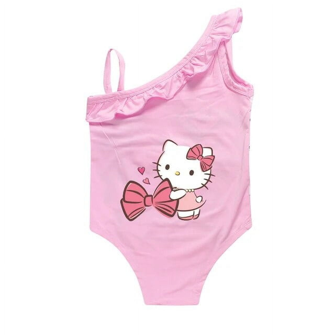 MINISO Hello Kitty Toddler Baby Swimsuit One Piece Kids Girls Swimming ...
