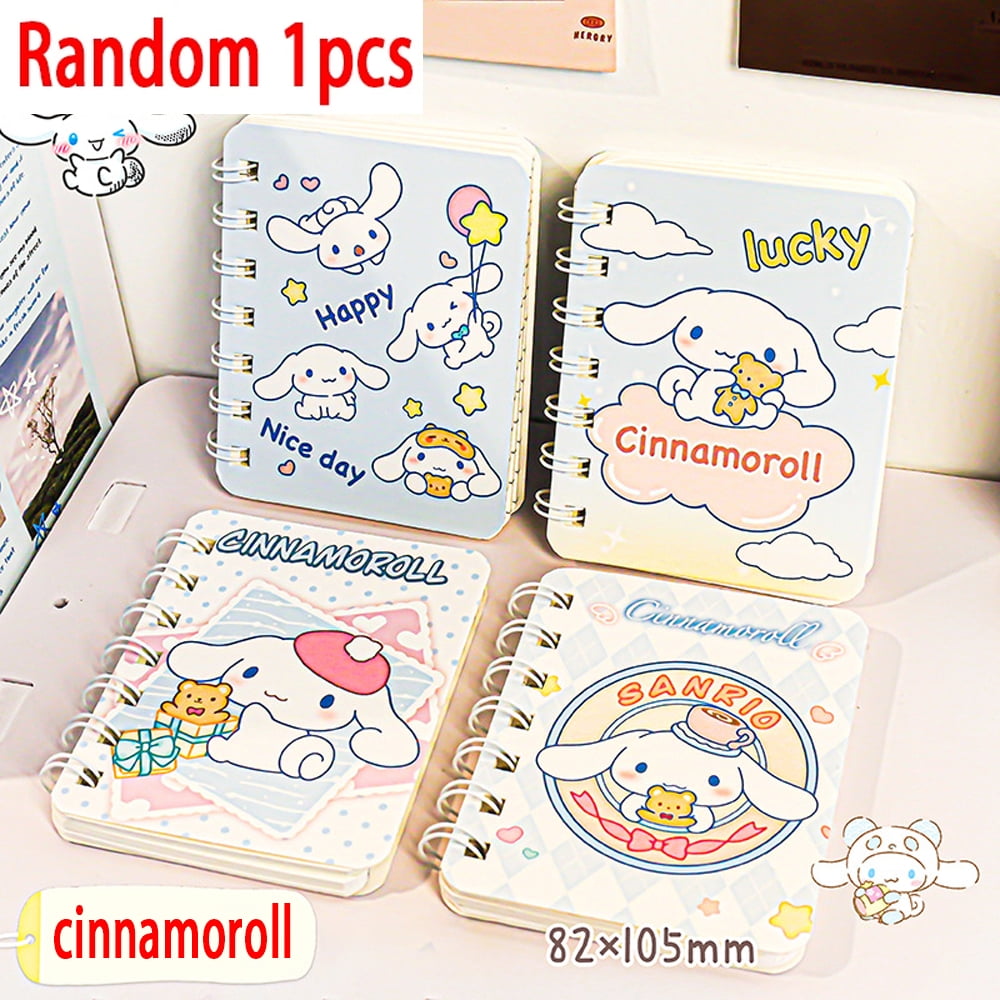 MINISO Kawaii Sanrio Notebook Kuromi Melody Cinnamoroll Portable A7 ...