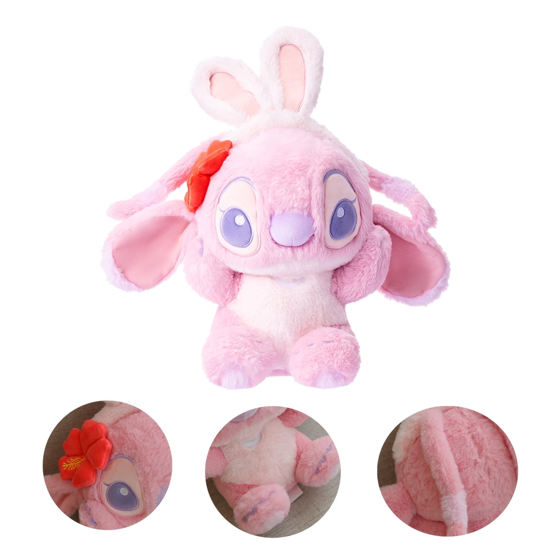 MINISO Lilo & Stitch Plush Costume Changing Bunny Plush Mini Stuffed ...