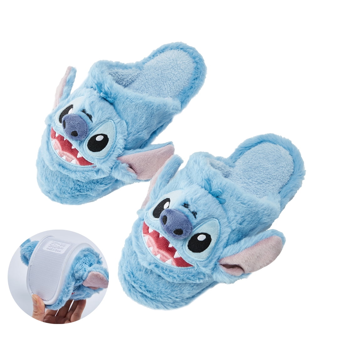 MINISO Lilo & Stitch Women's Plush Slippers Home Shoes Cute Anime ...