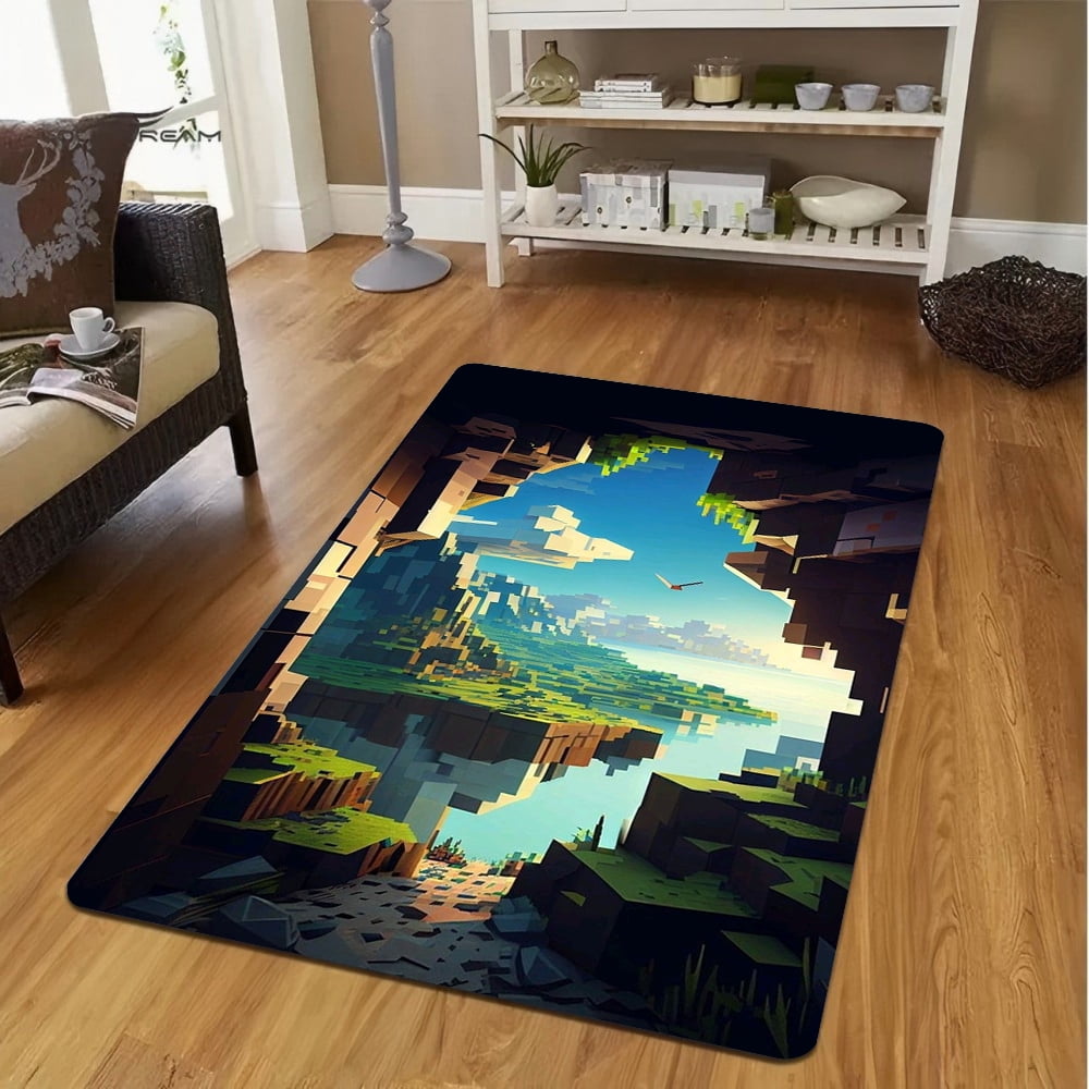 MINISO M-Minecraft Carpet Cartoon Living Room Bedroom Kitchen Sofa ...