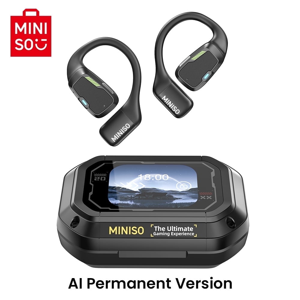 MINISO M98 Open Eaebuds AI Translation Real Time with LED Display ...