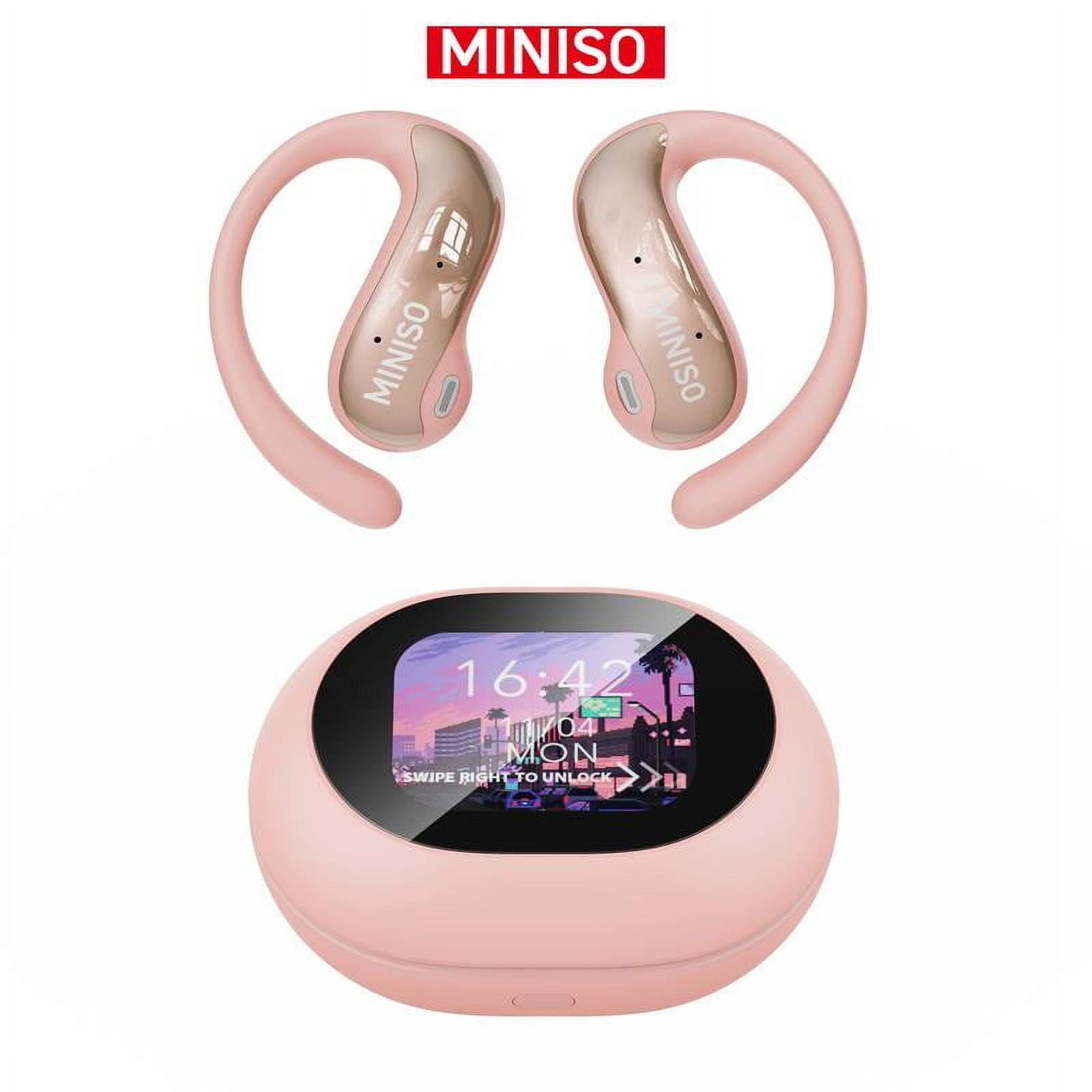 MINISO MS188 LCD Wireless Bluetooth Earphones,OWS Open Ear Headphones ...