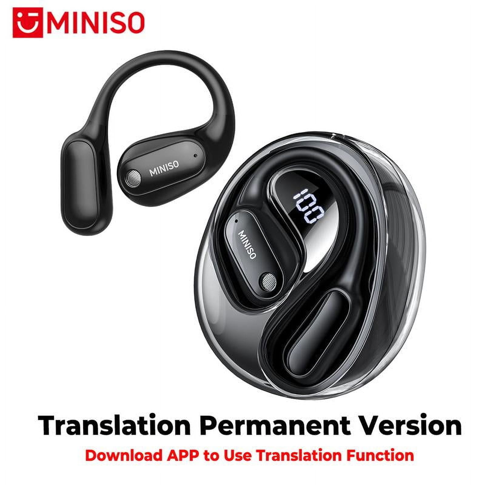 MINISO MS190 Translation Earbuds, Supports Real-Time Translation in 134 ...