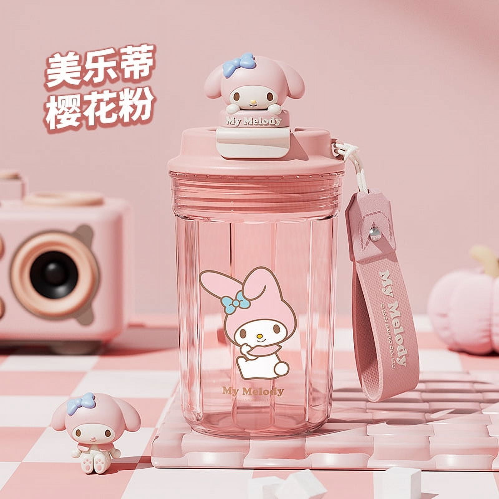 MINISO Melody Kuromi Three-dimensional Doll Flip Kids Water Cup 520ml ...