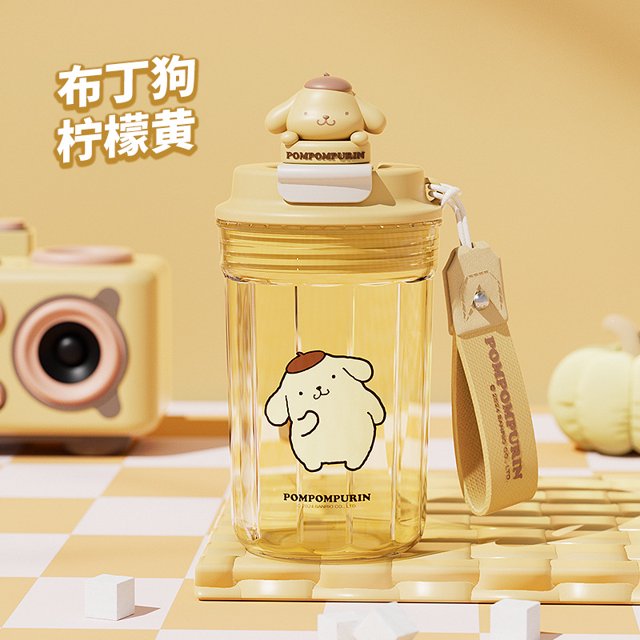 MINISO Melody Kuromi Three-dimensional Doll Flip Kids Water Cup 520ml ...