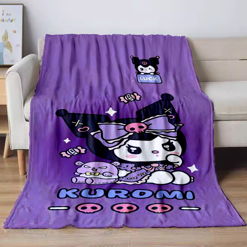 MINISO&Sanrio Cinnamoroll Print Blanket.Oversized Soft Warm Flannel All ...