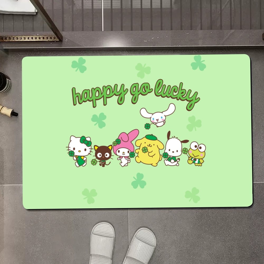 MINISO Sanrio Cute Cinnamoroll Floor Mat Anti-Slip Kitchen Bedroom ...