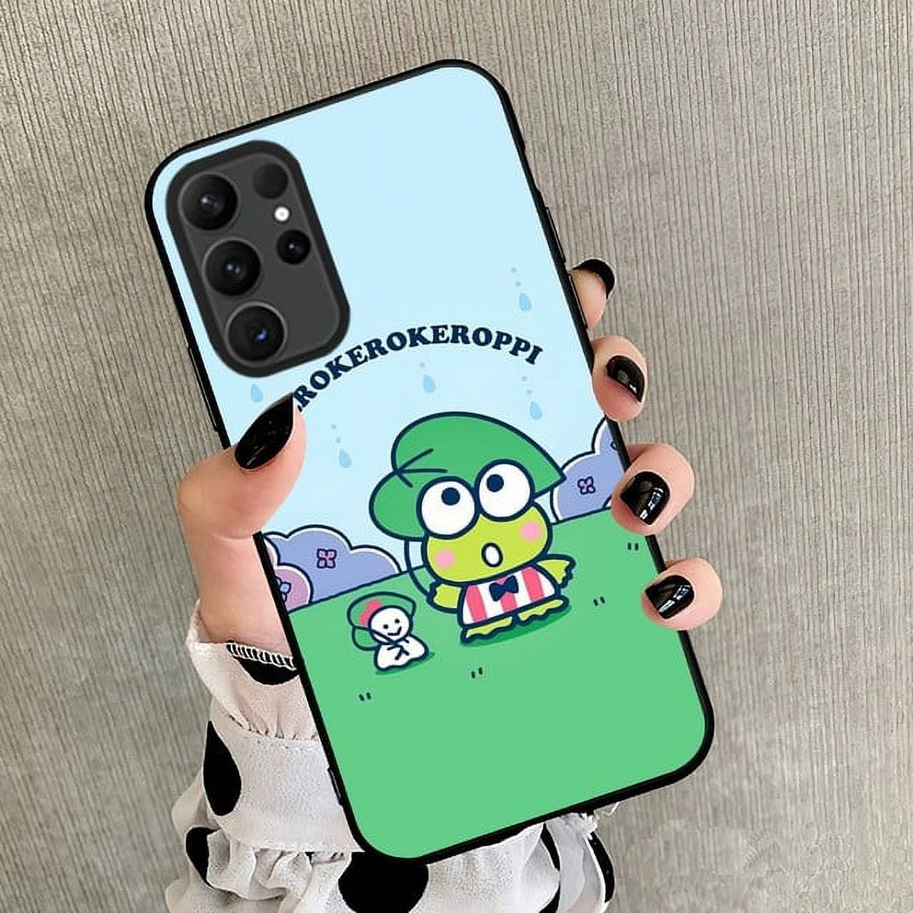 MINISO Sanrio Cute Kero Kero K-Keroppi Phone Case For Samsung Galaxy ...