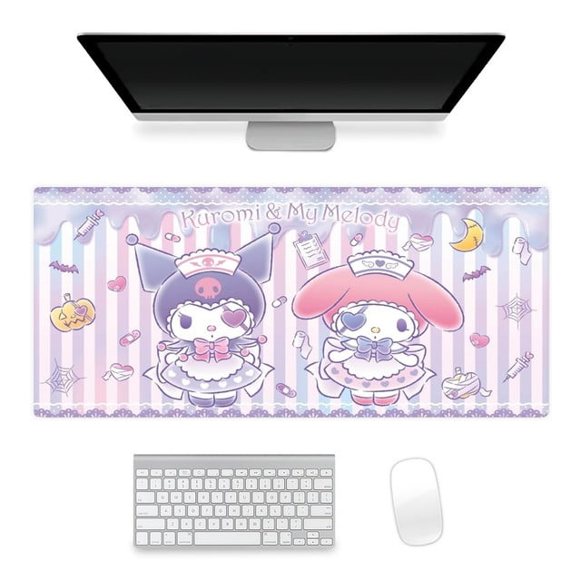 MINISO Sanrio Kuromi Cute Mousepad Office Large Small Mouse PC Computer ...