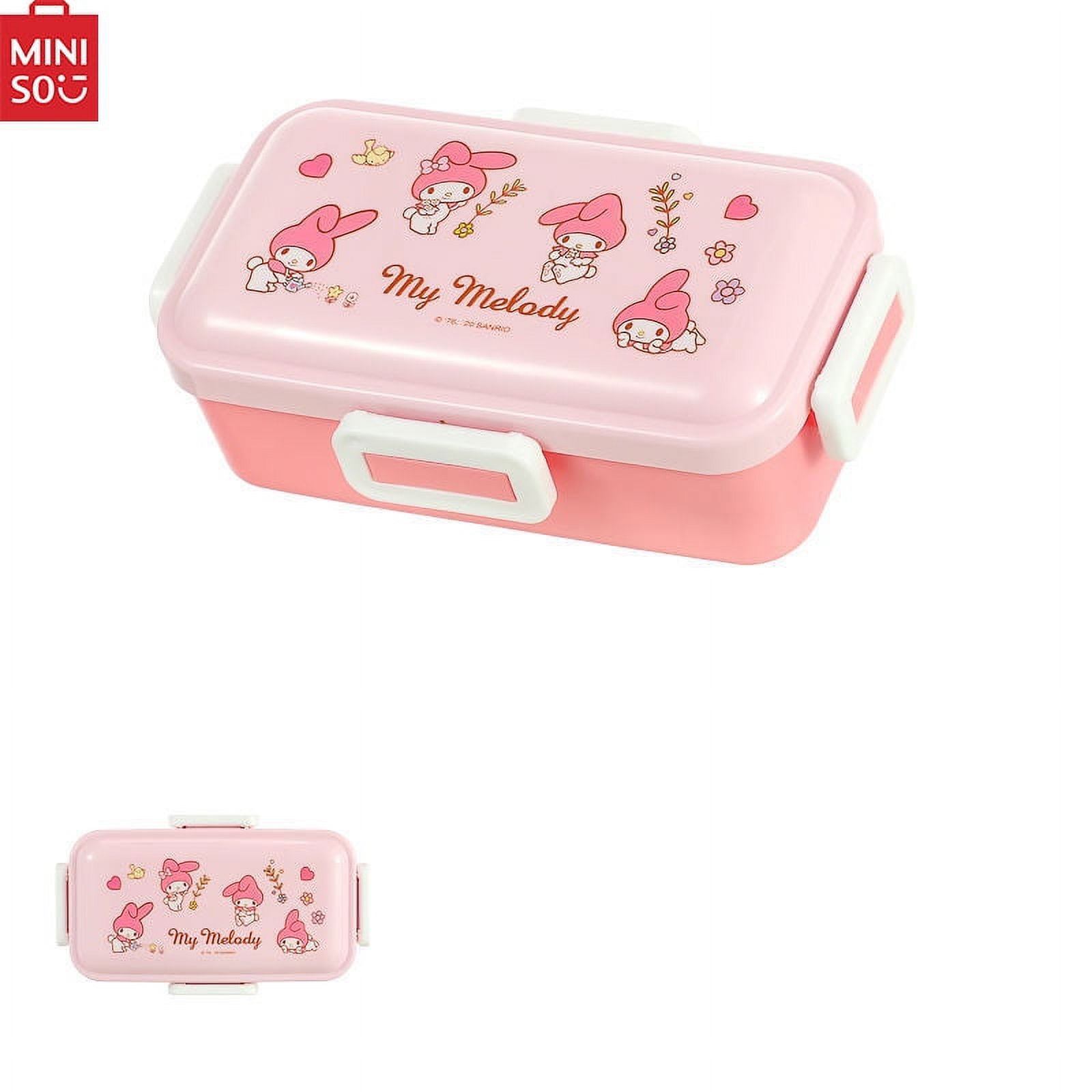 MINISO Sanrio Series Pudding Dog Cinnamon Dog Melody Bento Box with ...