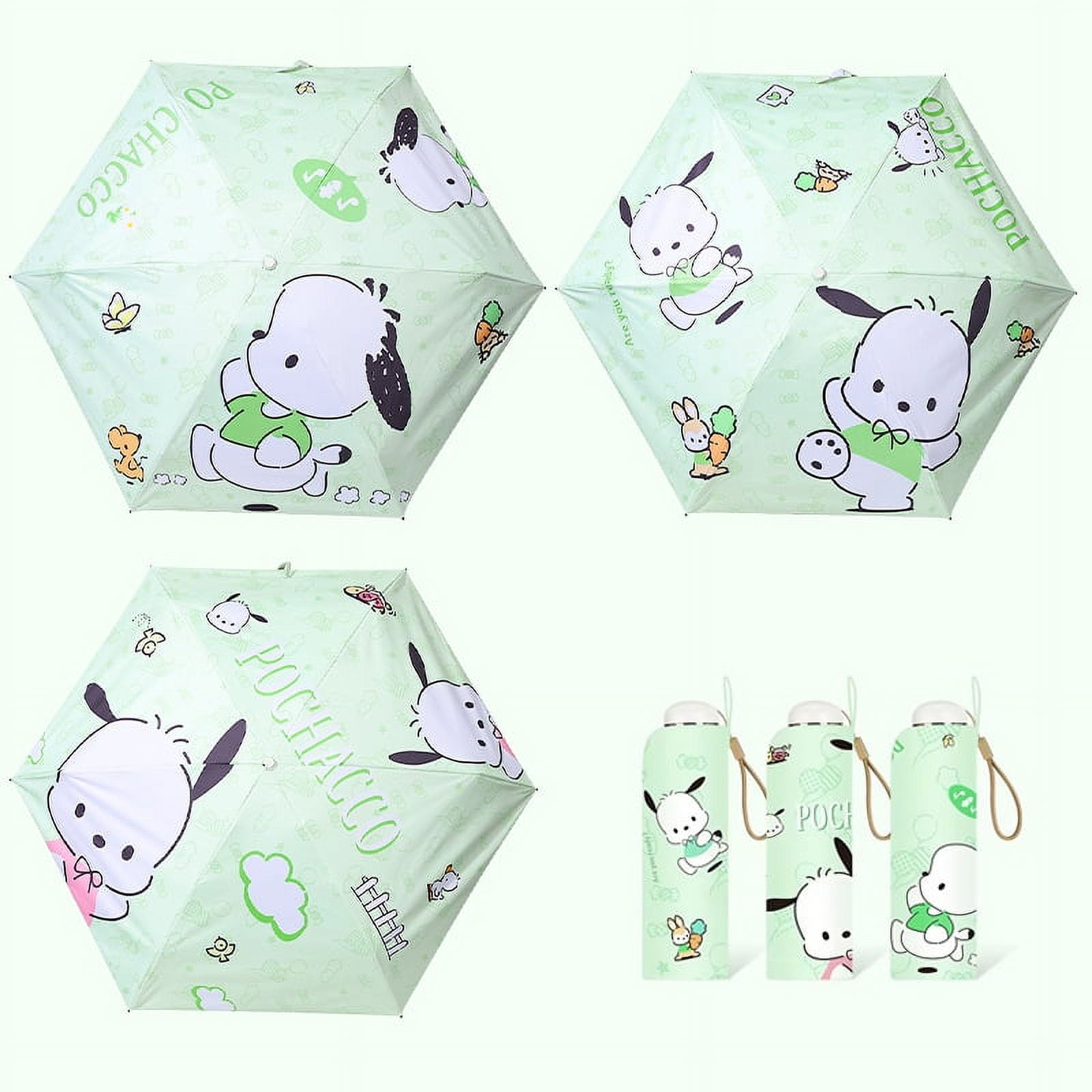 MINISO Sanrio Umbrella Cinnamoroll Vinyl Sunscreen Mini Pocket Rain or ...