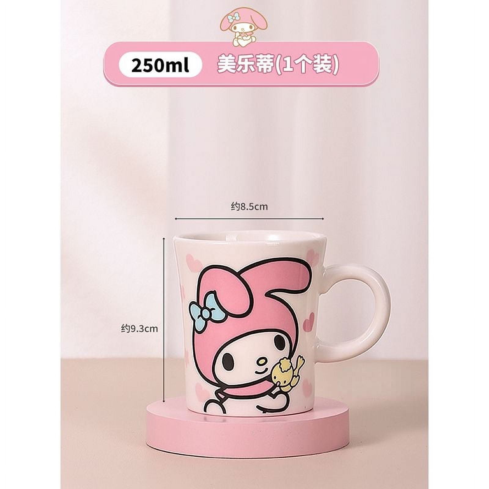 MINISO Sanrio cute Hello Kitty Mug Ceramic Cute Beautiful Girls Home ...